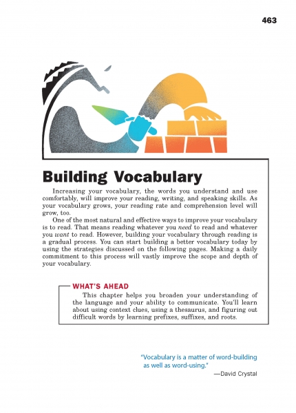 34 Building Vocabulary | Thoughtful Learning K-12